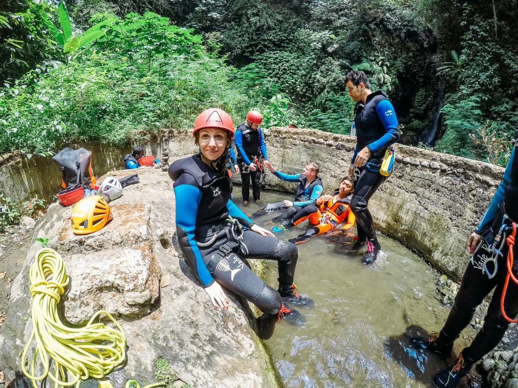 Canyoning Bali - Bold Travel